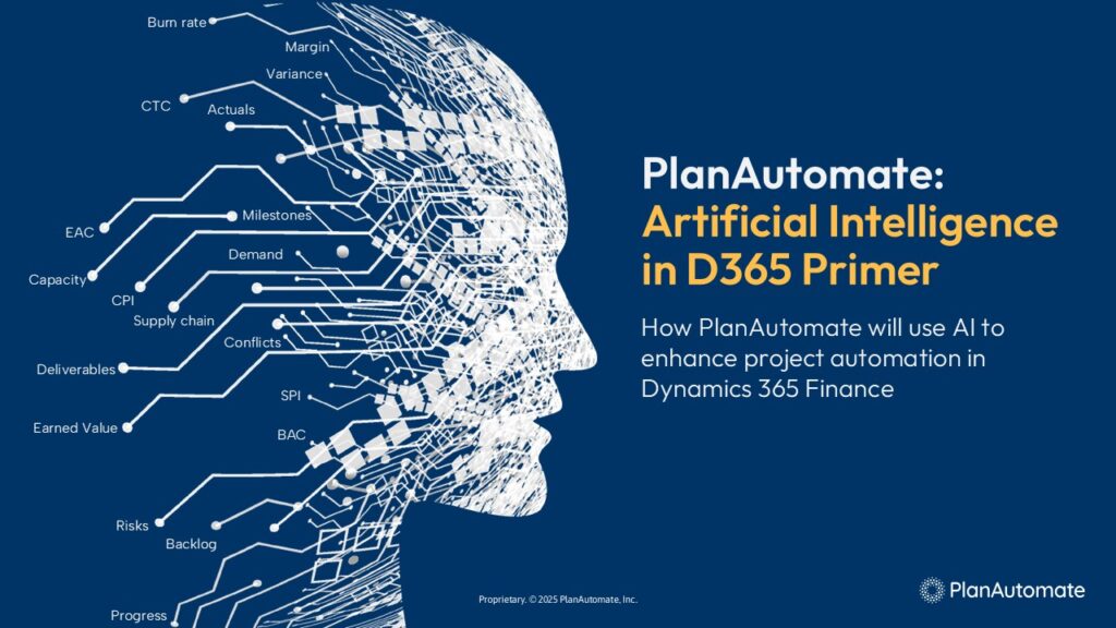 Download: PlanAutomate Primer AI in D365 Finance for Project Management ...